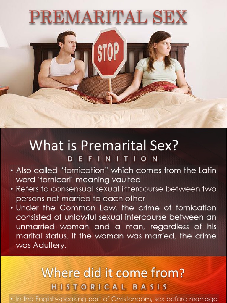 Premarital Sex Pdf Sexual Intercourse Marriage