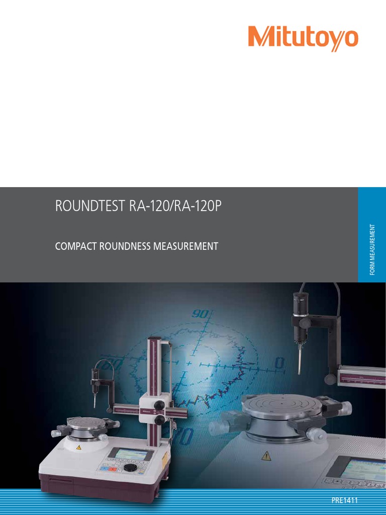 Mitutoyo - Przyrząd Do Pomiaru Kształtów Roundtest RA-120, RA-120P ...