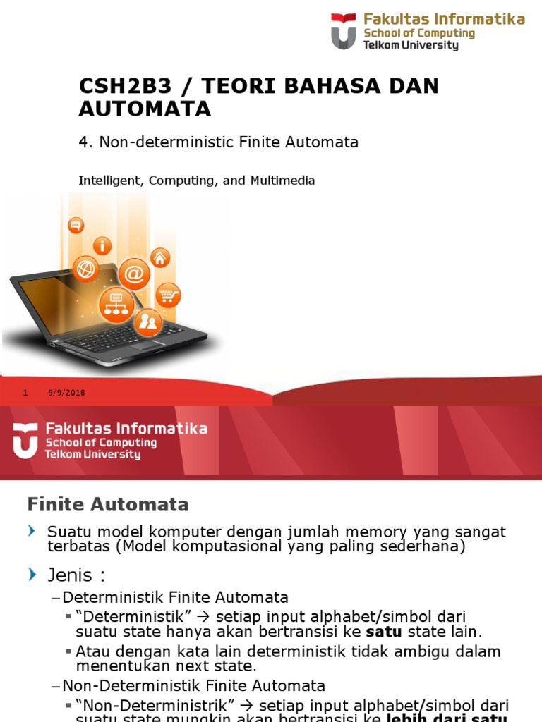 Non-Deterministic Finite Automata | PDF | Metode & Bahan Ajar | Sains ...