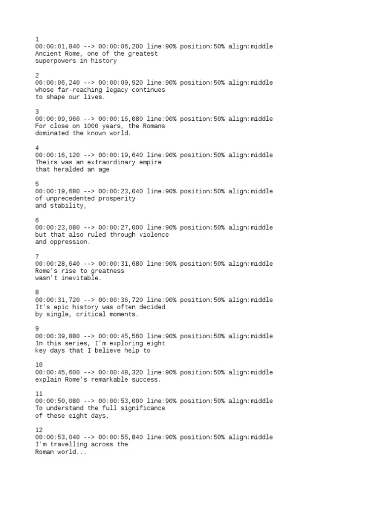 Eight Days That Made Rome Part 1 Hannibals Last Stand 720p HDTV x264 ...