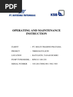 KSB Pump Multitec Spec | PDF | Pump | Chemical Engineering