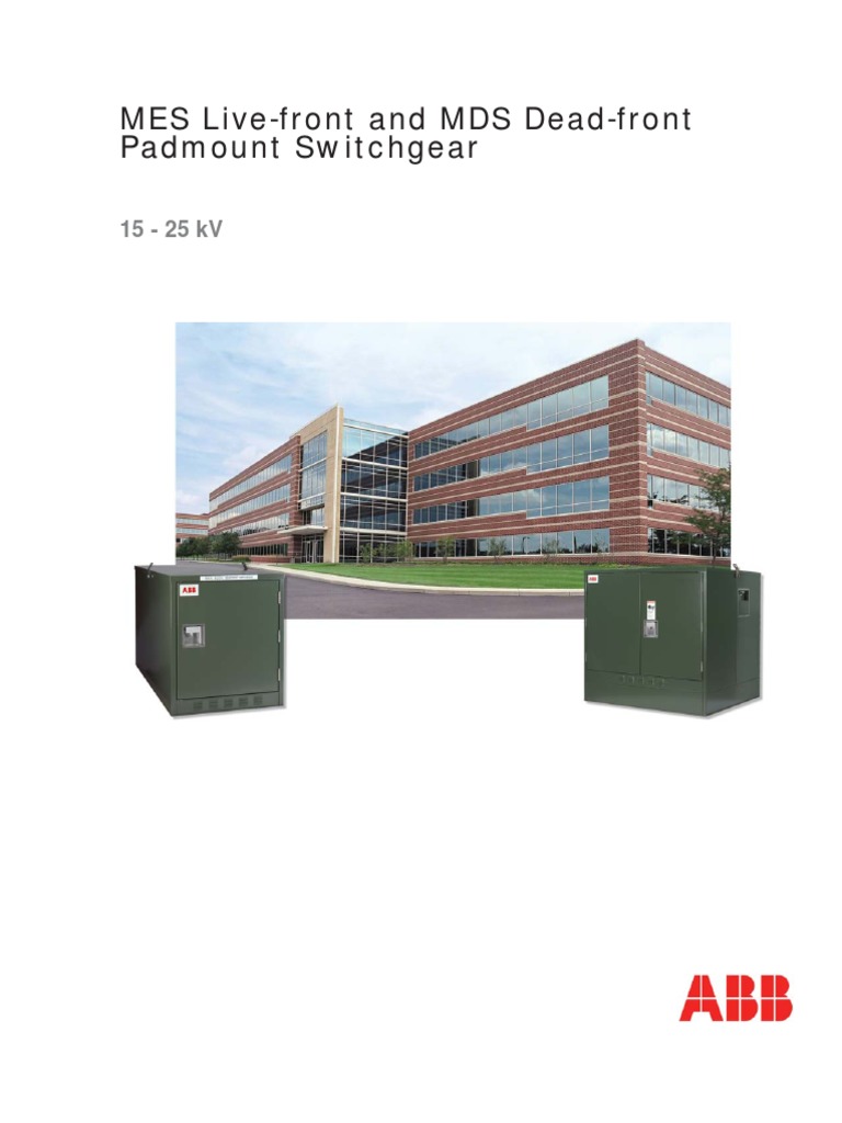 ABB Padmount Switchgear Brochure Rev B | PDF | Fuse (Electrical) | Switch