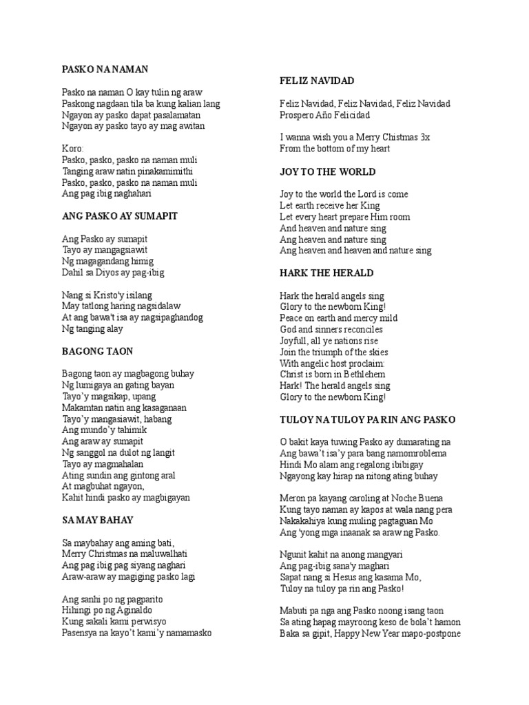 Pasko Na Naman | PDF