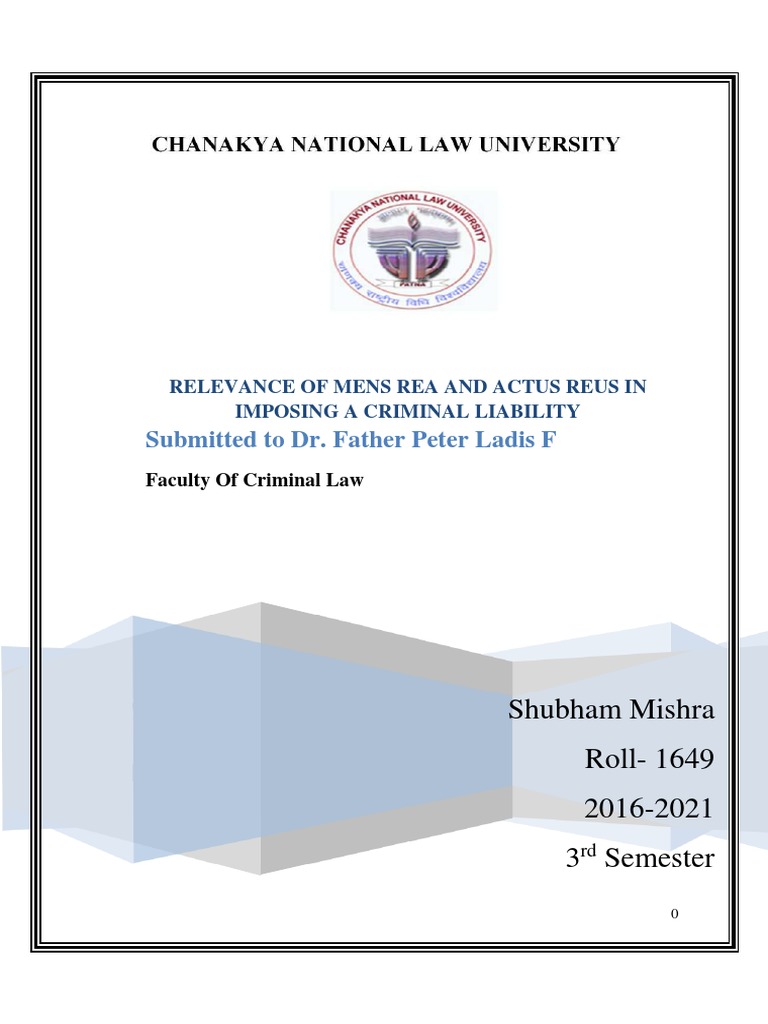 IPC Final Draft PDF | PDF | Mens Rea | Strict Liability