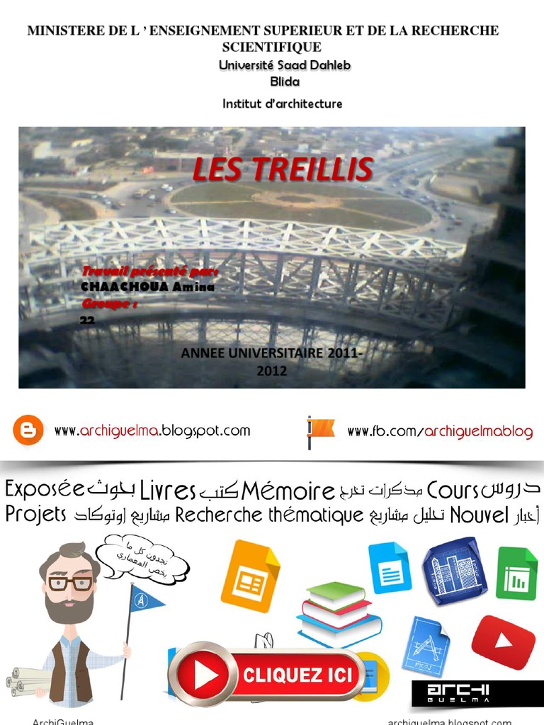Les Treillis PDF | PDF | Treillis (assemblage) | Génie du bâtiment