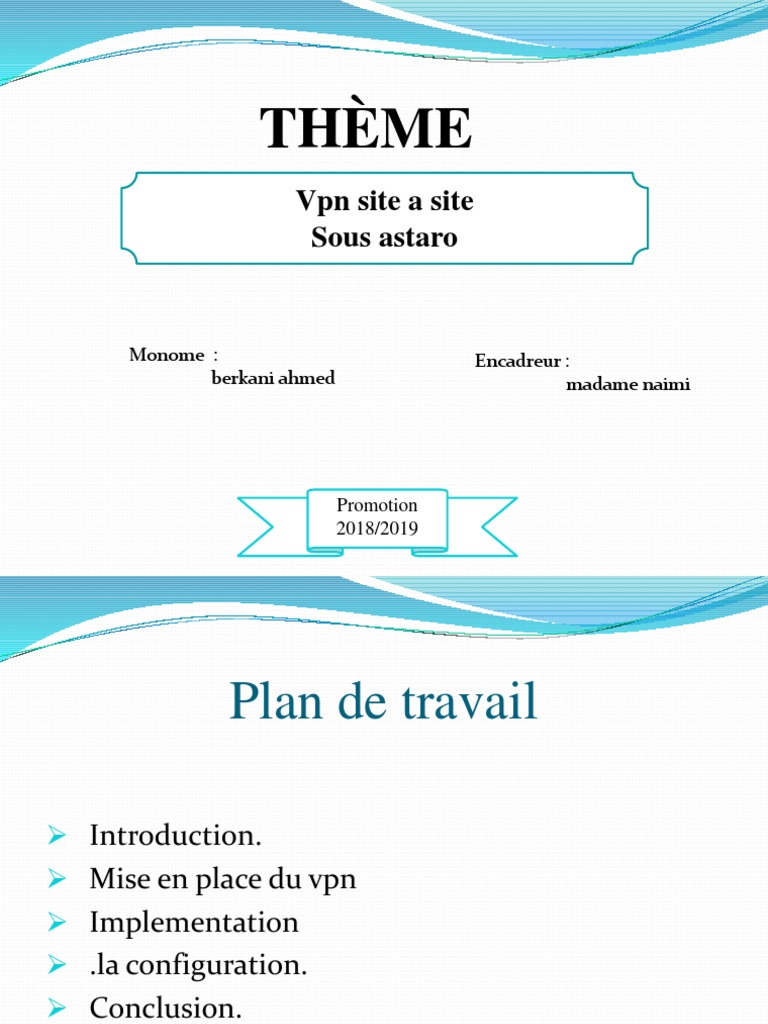 Guide VPN Site-à-Site sous Astaro | PDF | Réseau privé virtuel | Télécommunications