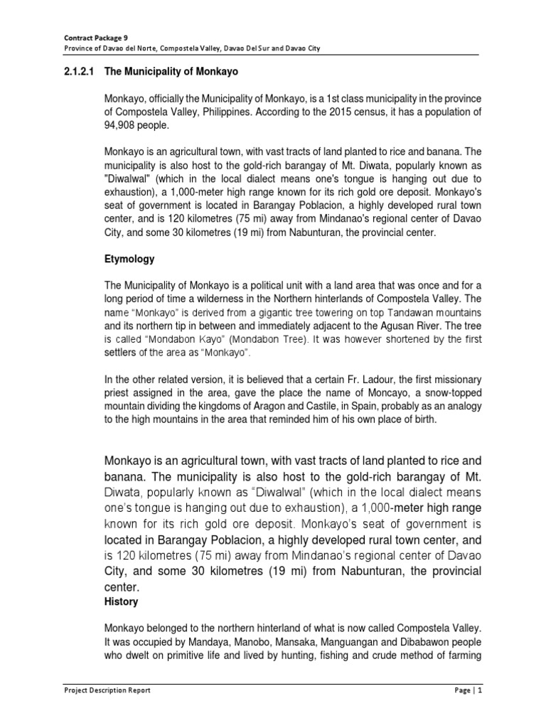 Monkayo | PDF | Nature