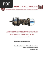 Ficha Técnica - Turbofan PDF | PDF | Motor a reacción | Propulsión