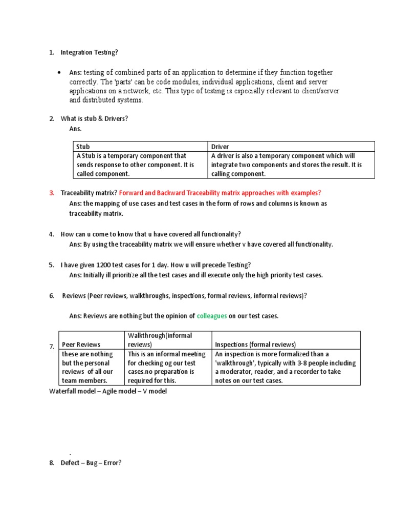 Forward and Backward Traceability Matrix Approaches With Examples ...