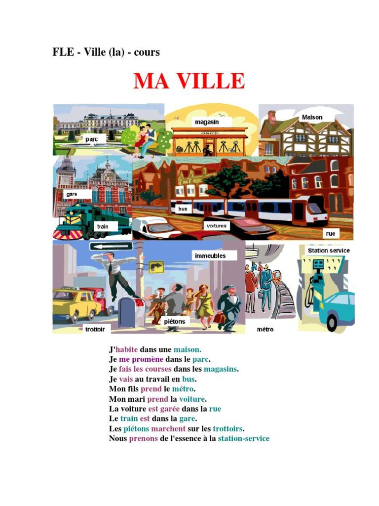 FLE - Ma Ville
