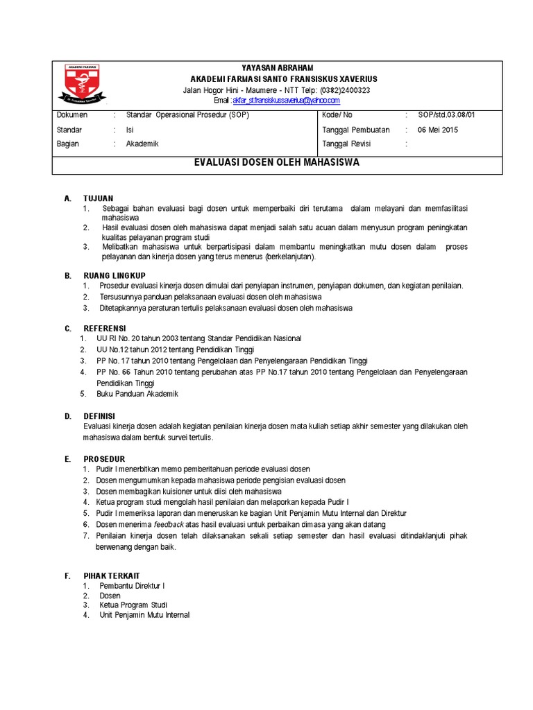 Sop Edom & Emod | PDF