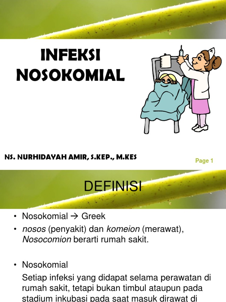 P. 7 Infeksi Nosokomial | PDF