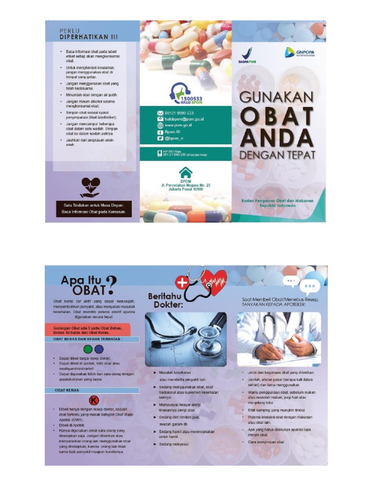 Leaflet Penggunaan Obat