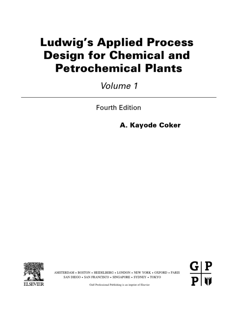 Front Matte - 2007 - Ludwig S Applied Process Design For Chemical and ...