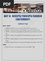 True Muscle Calendar | PDF | Body Shape | Determinants Of Health