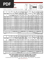 Hex Key Chart | PDF | Screw | Mechanical Engineering