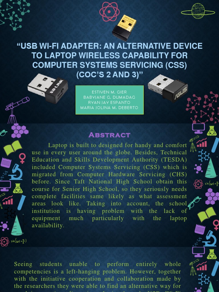 Usb Wi-Fi Adapter: An Alternative Device To Laptop Wireless Capability ...