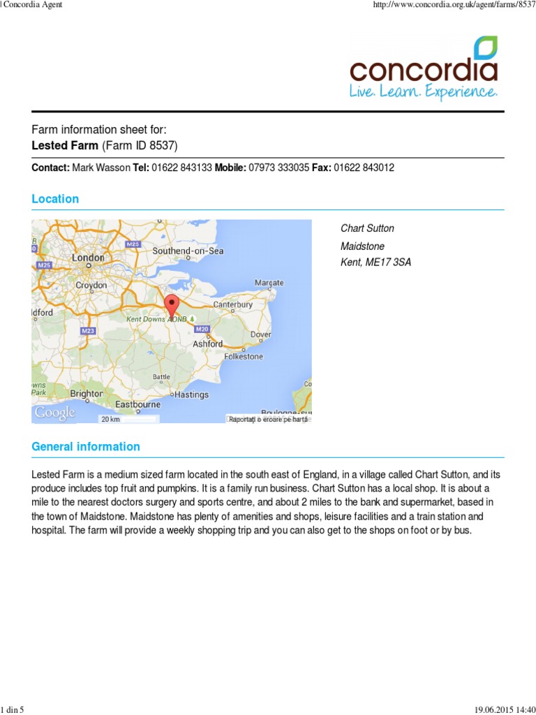 Lested Farm | PDF | Business