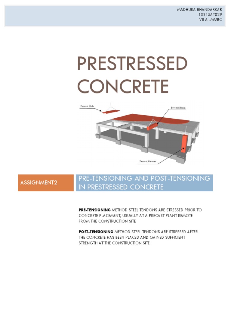 Prestressed Concrete Pdf Prestressed Concrete Building Technology