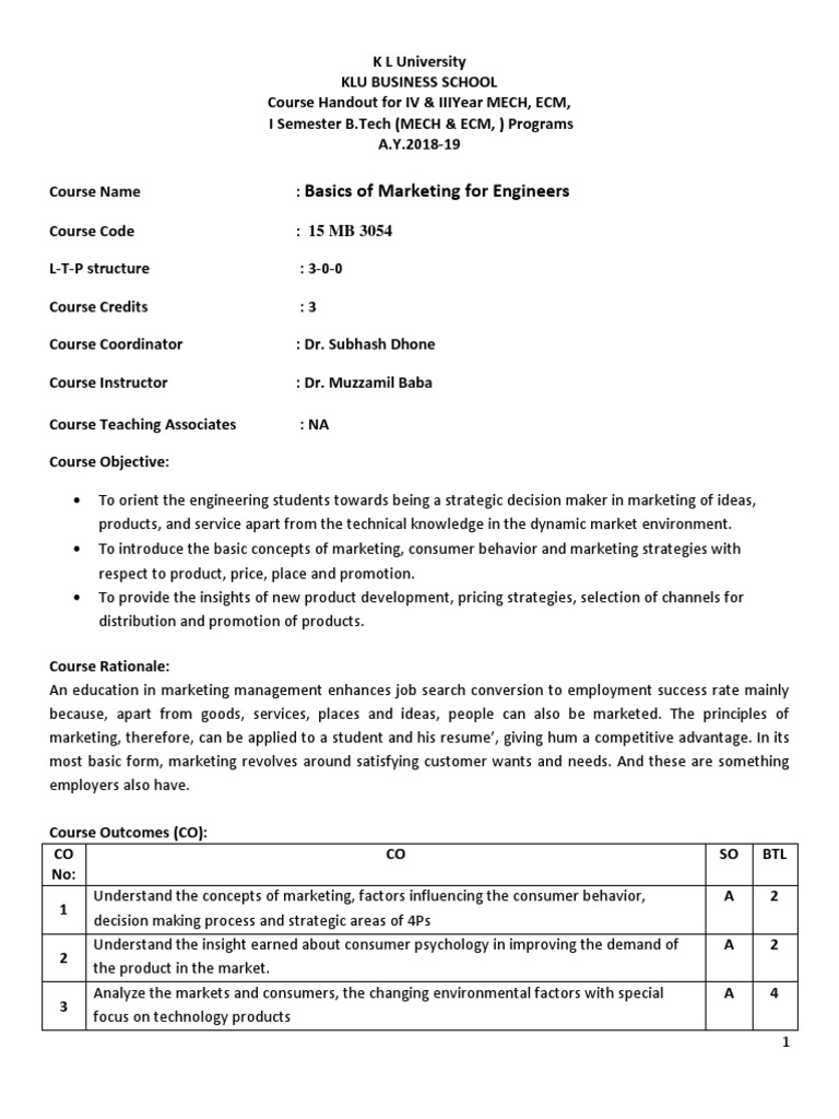 Basics of Marketing | PDF | Consumer Behaviour | Marketing