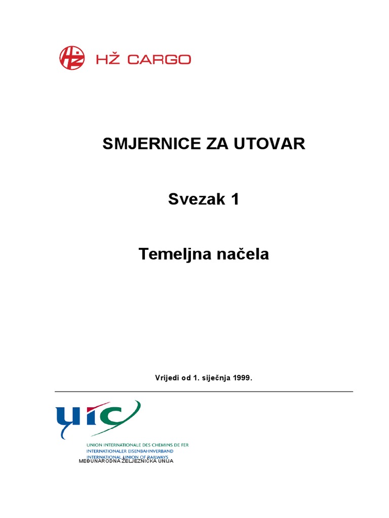 Smjernice Za Utovar | PDF