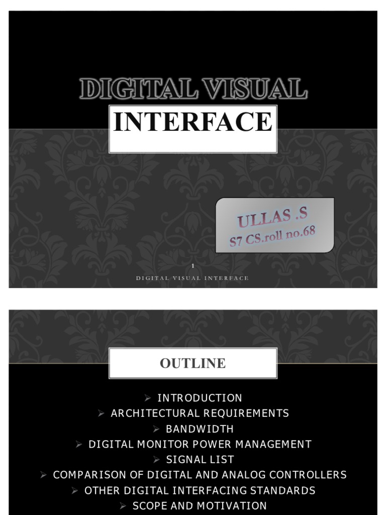 Digital Visual Interface | PDF | Computing | Computer Hardware