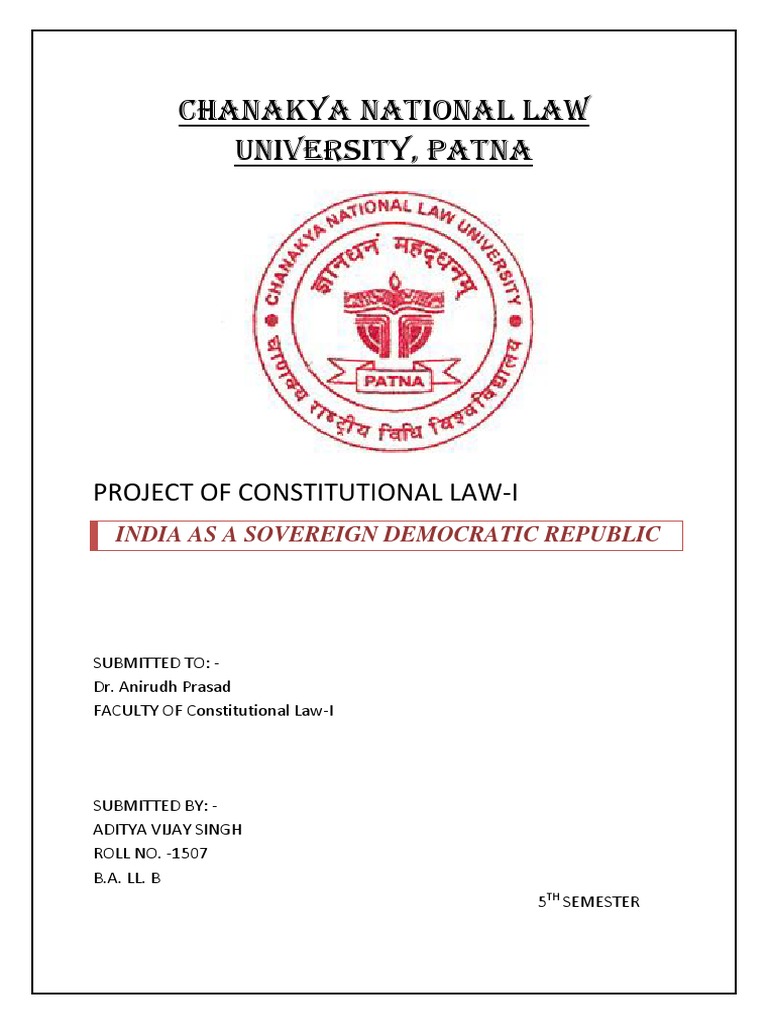 India as a Sovereign Democratic Republic | PDF | Sovereignty ...