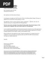 UTA BSN Program Admission Requirements | PDF | University And College ...