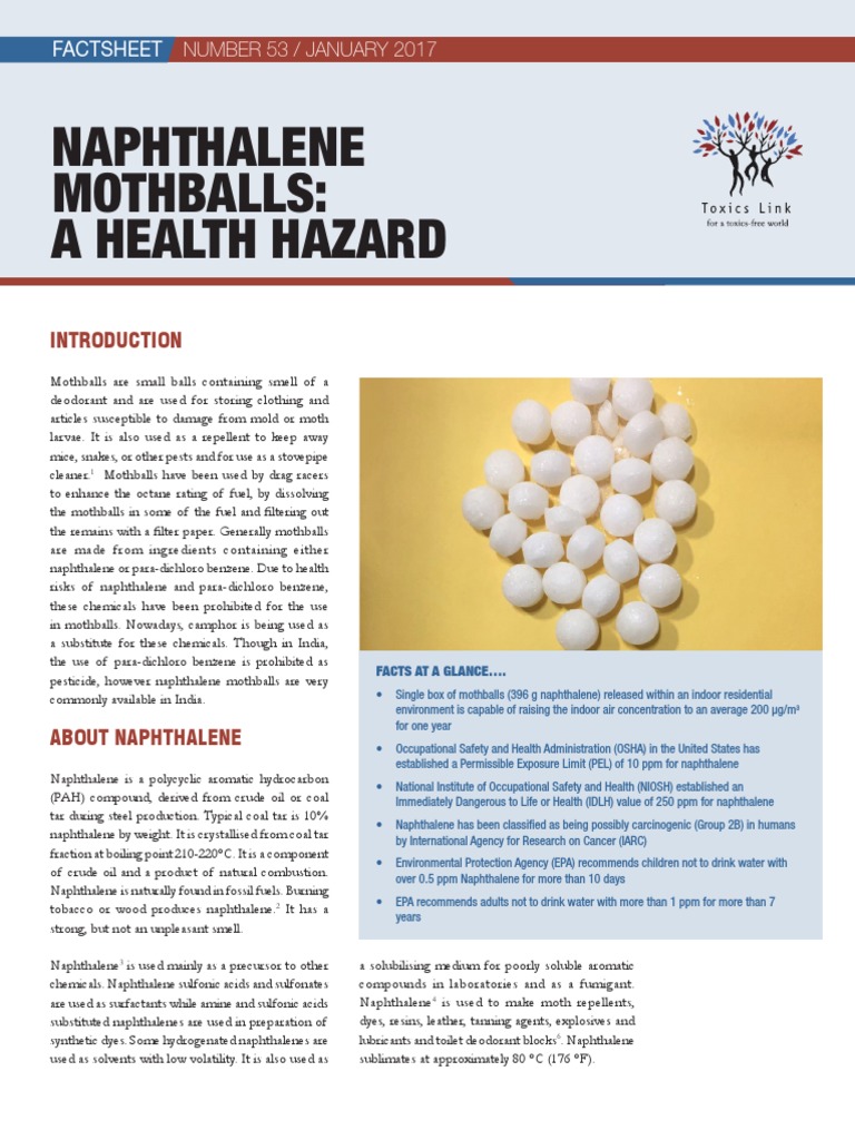 Mothballs 2017 | Download Free PDF | Chemical Substances | Chemistry