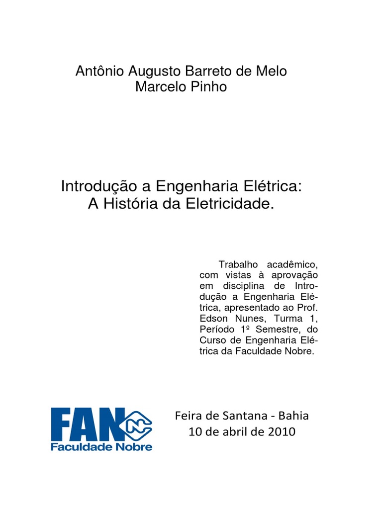 Historia Da Eletricidade Pdf Pdf Elétron Tubo De Raios Catódicos