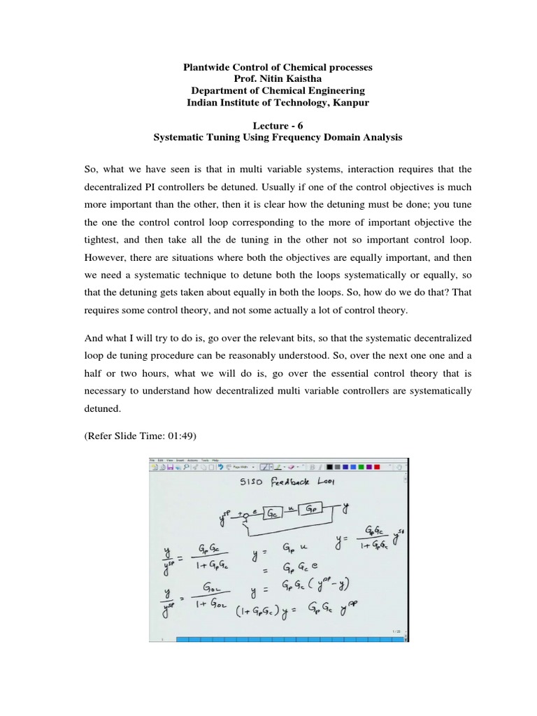 Lec6 PDF | PDF | Control Theory | Complex Number