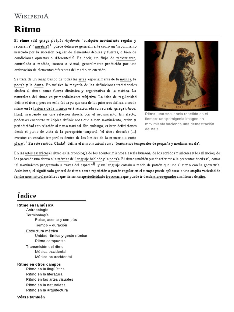 Ritmo | PDF | Ritmo | Tempo