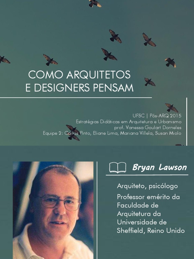 Bryan-Lawson-Final-Como Arquitetos e Designers Pensam | PDF ...