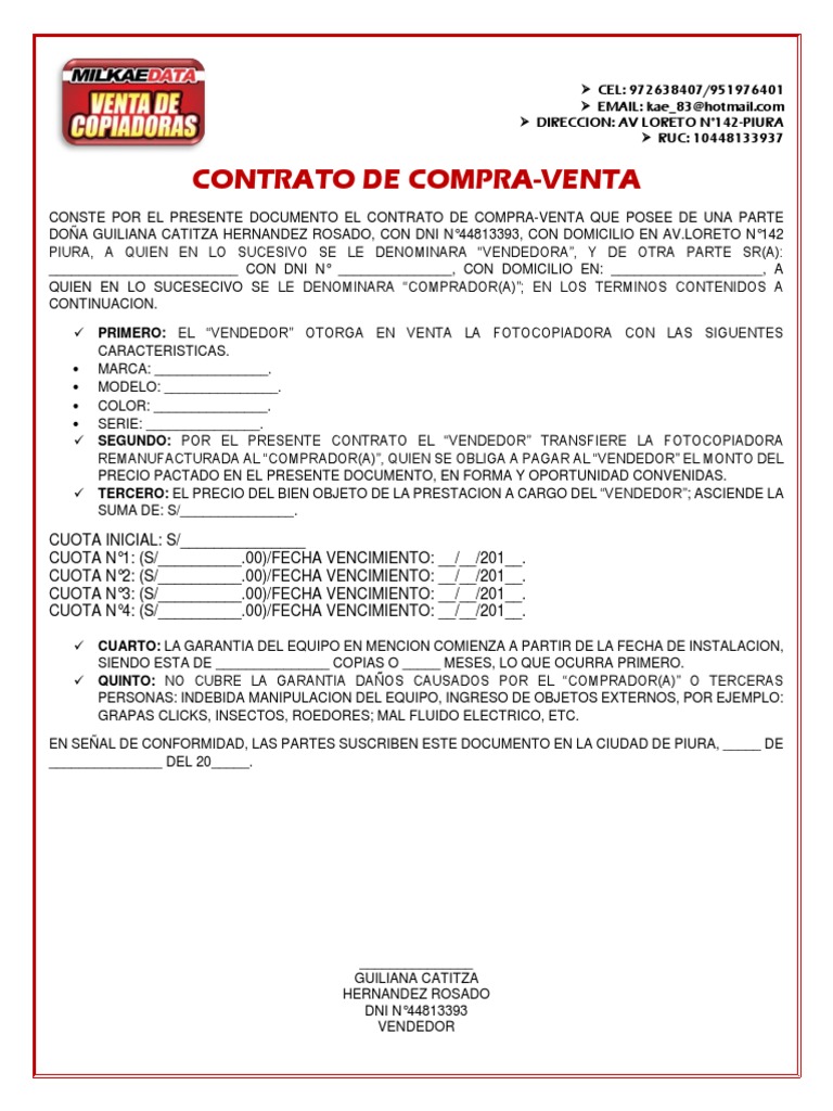 Modelo Cartas de Contrato | PDF