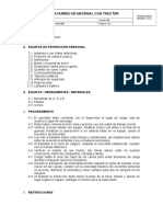 2.-Procedimiento Tecnico Carga y Acarreo de Material | PDF | Camión