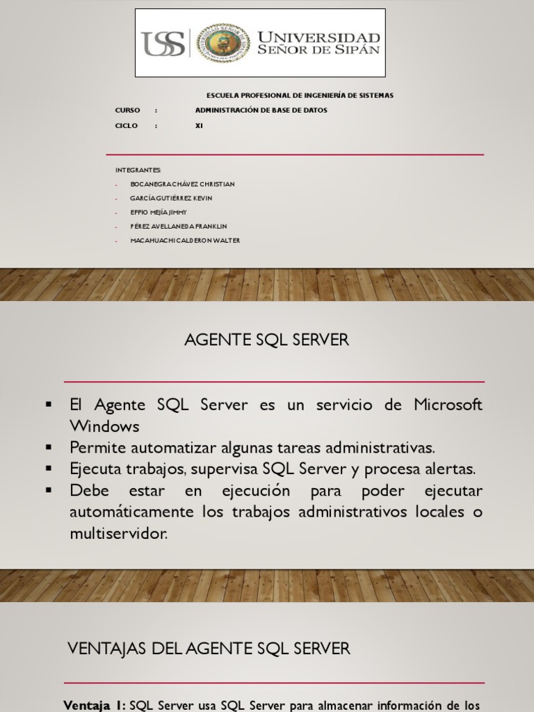 Agente SQL | PDF | Servidor SQL de Microsoft | SQL