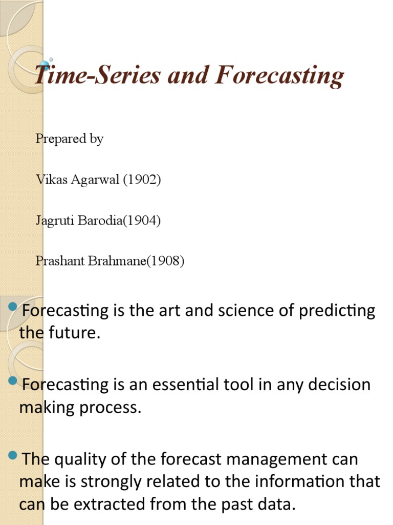 Time-Series and Forecasting | PDF | Seasonality | Time Series