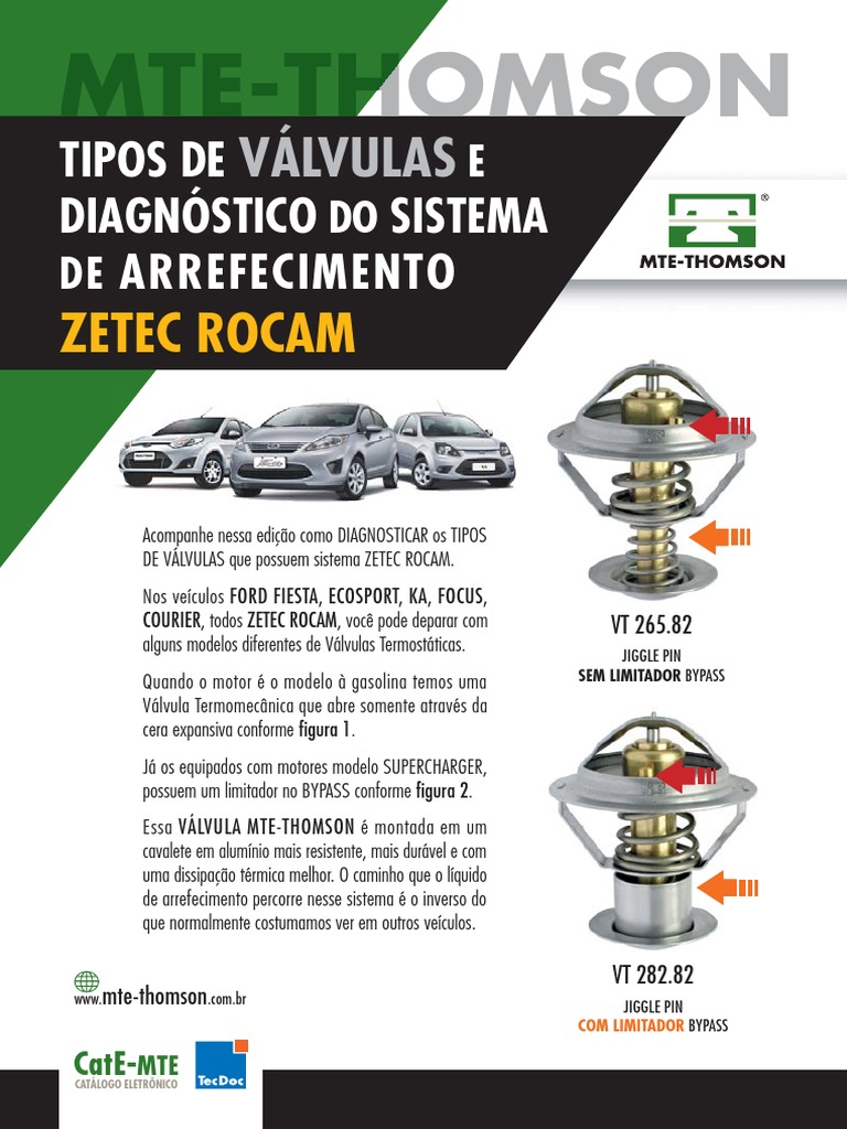 1524250630MTE Tipos Valvulas Termostaticas | PDF | Engenharia Mecânica | Energia e recurso