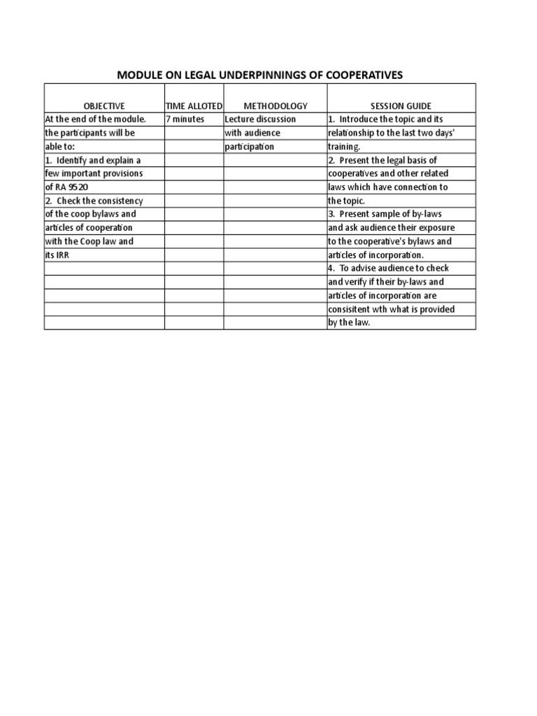 Module Coop Pdf