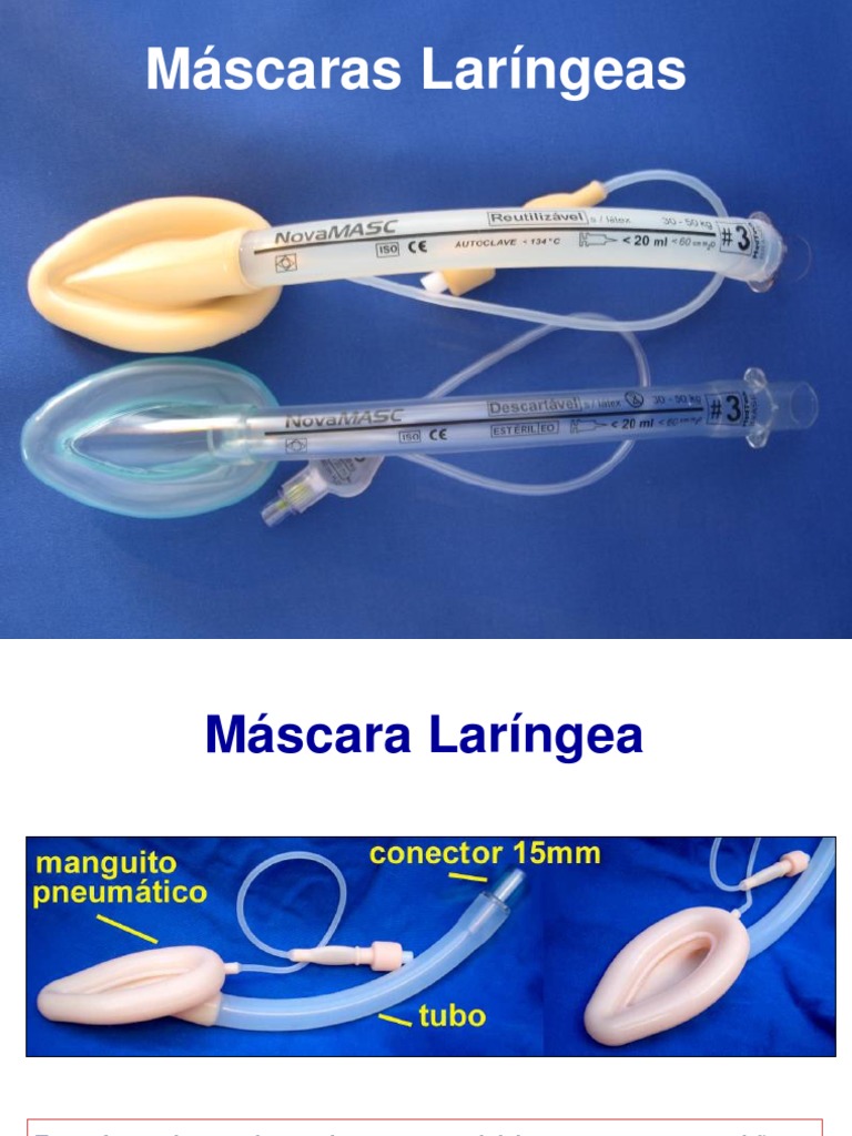 Técnicas e aplicações das máscaras laríngeas | PDF | Laringe | Remédio