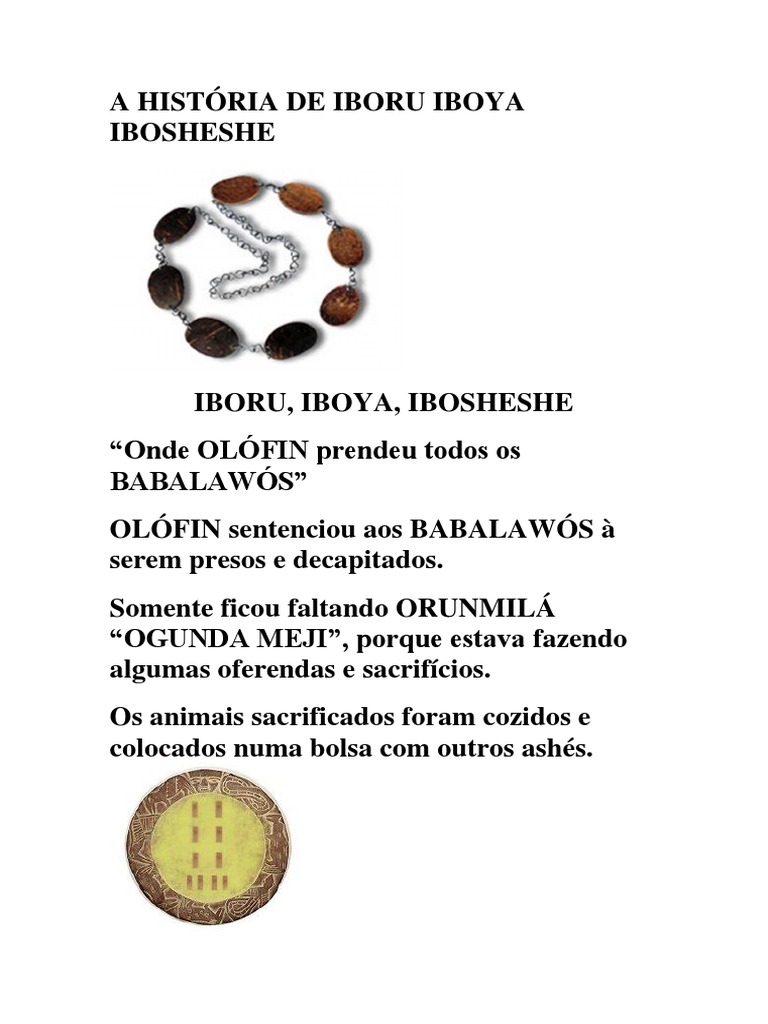 A História de Iboru Iboya Ibosheshe | PDF | Escravidão | África