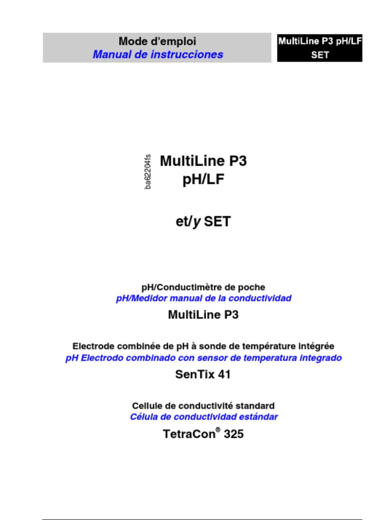 Ba62204fs01 MultiLine P3 PH LF PDF | PDF | Control remoto | Electricidad