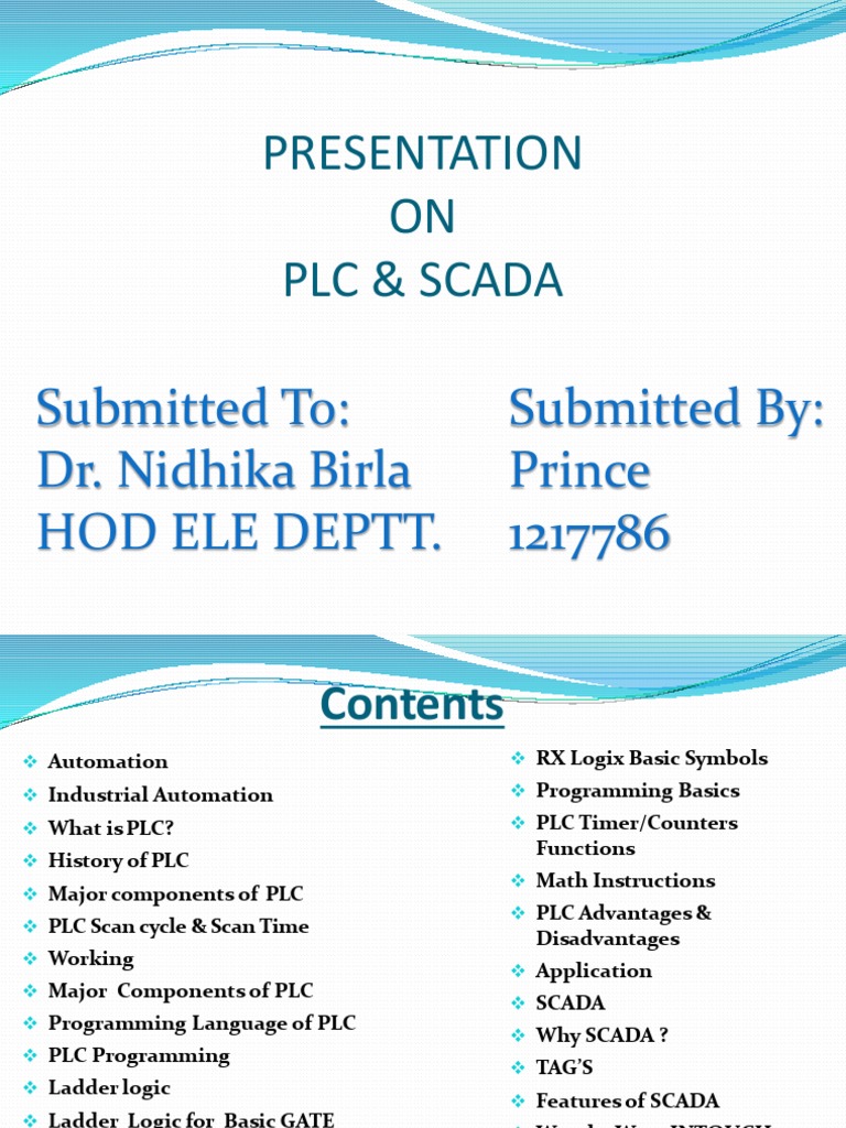 Prince PLC & Scada | PDF | Programmable Logic Controller | Scada