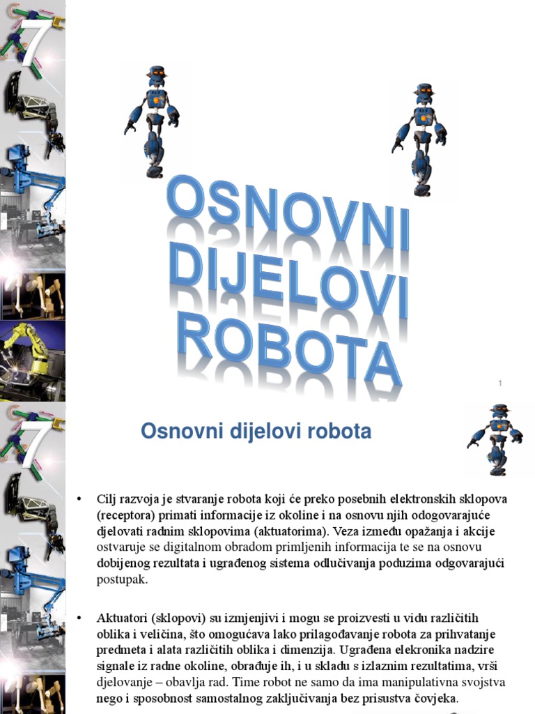 Dijelovi Robota | PDF