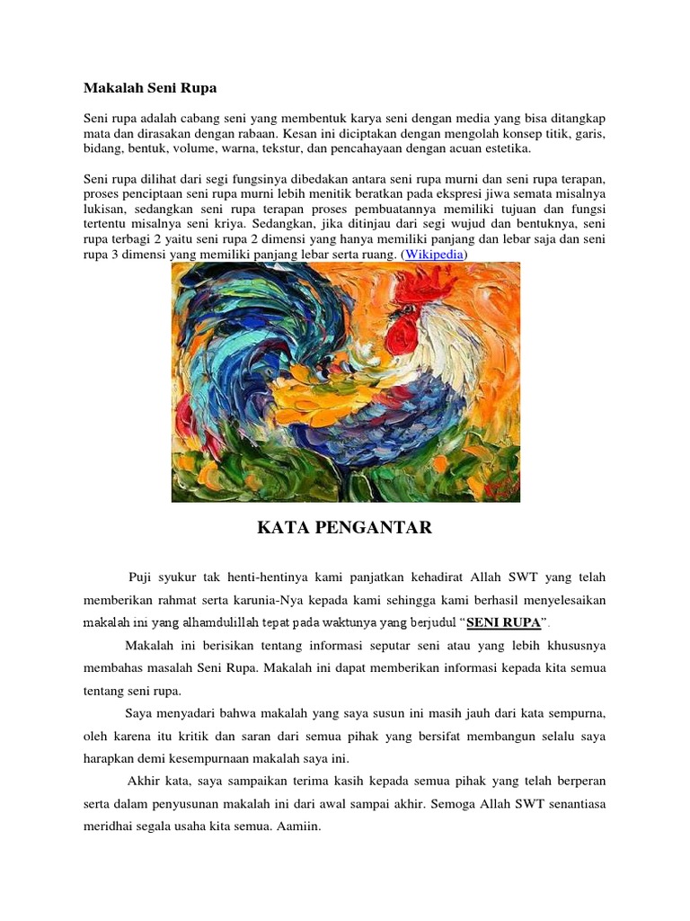 Makalah Seni Rupa | PDF