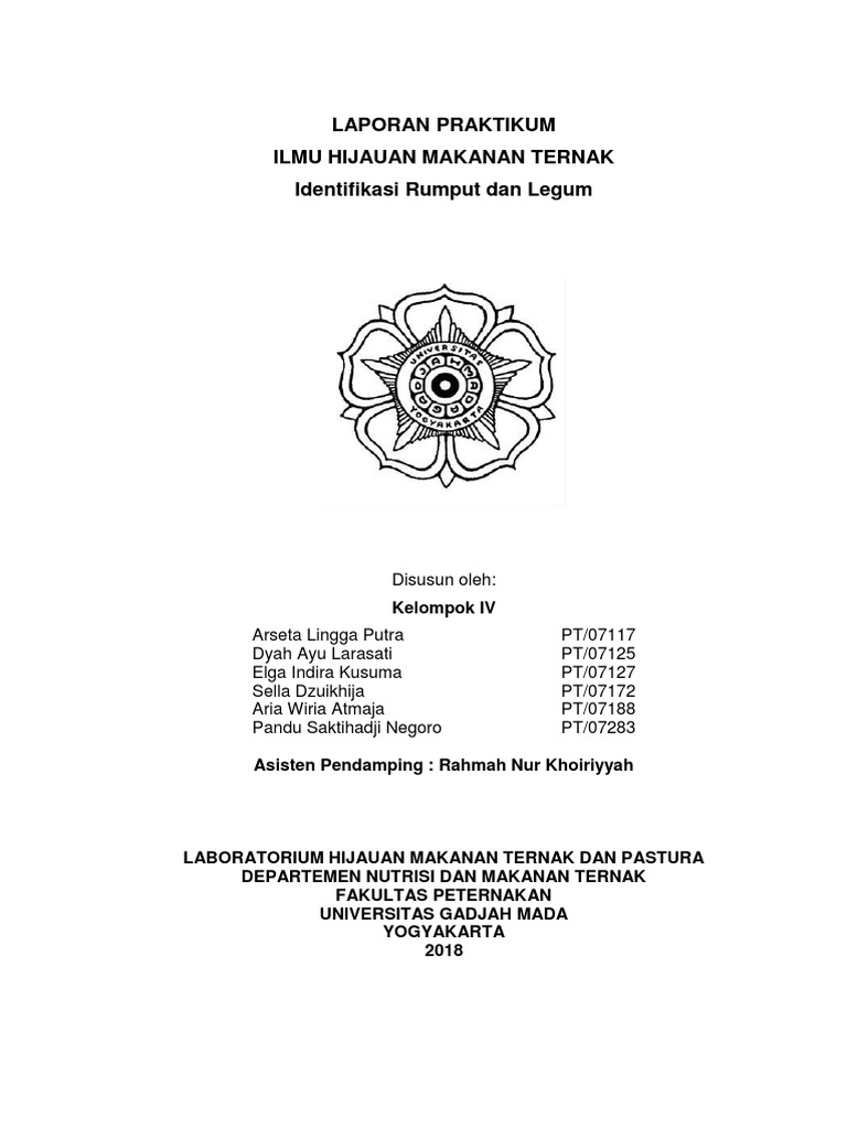 Revisi 1 Identifikasi Rumput Legum | PDF