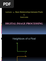 Basic Relationships Between Pixels | PDF | Imaging | Image Processing