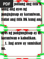 Sawikain at Salawikain Worksheet | PDF