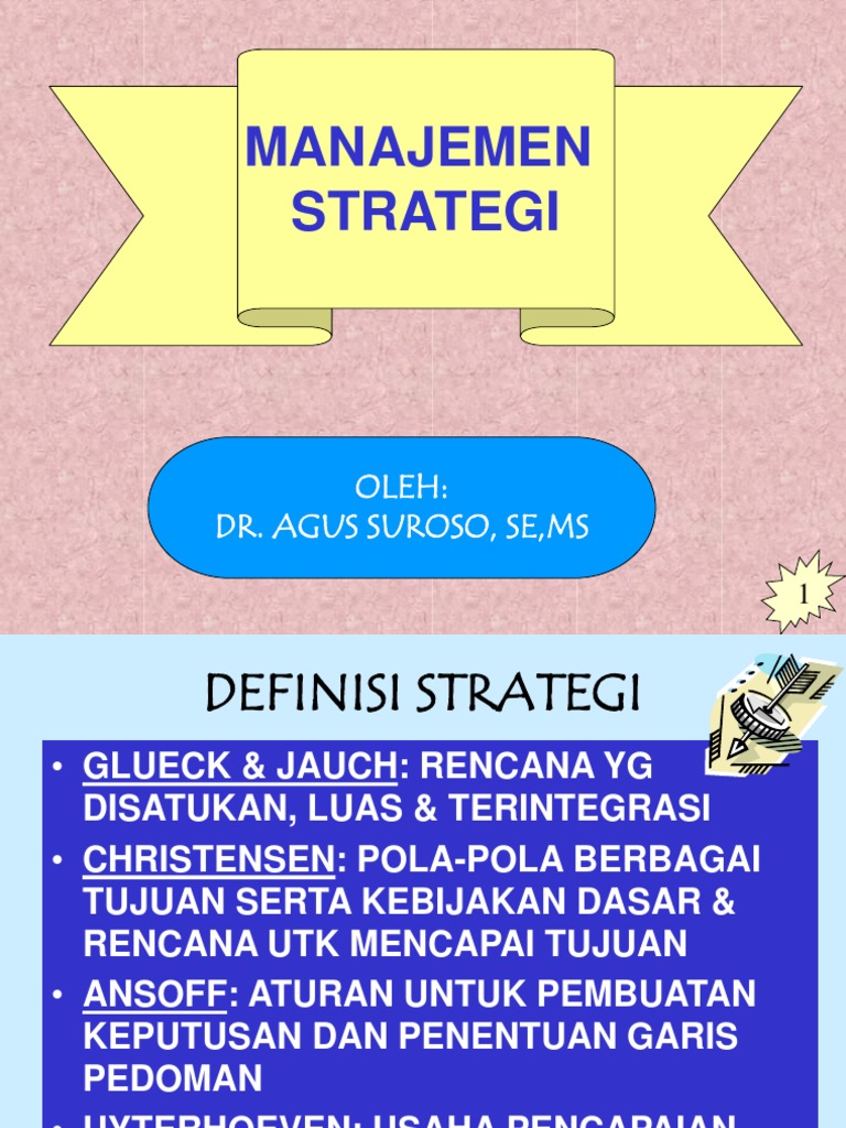 The Five Tasks of Strategic Management | PDF