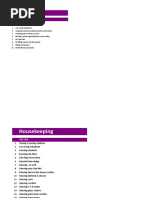 Hotel Pre-Opening Checklist | PDF | Employment | Menu